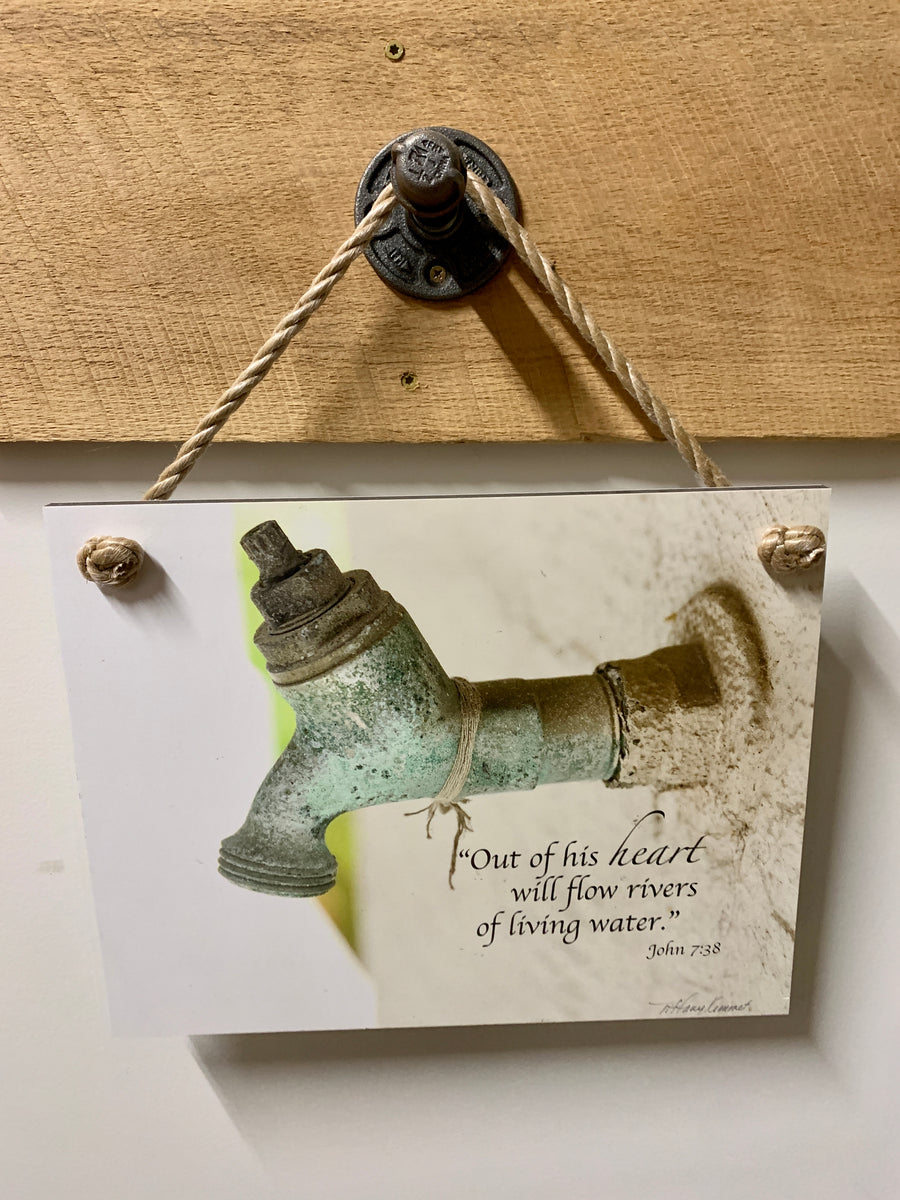 SALE - St. Augustine Faucet 11x14 Rope – Subtle Verse