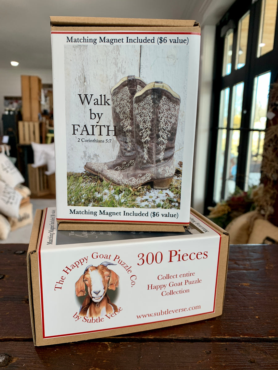 Walk by Faith Puzzle – Subtle Verse
