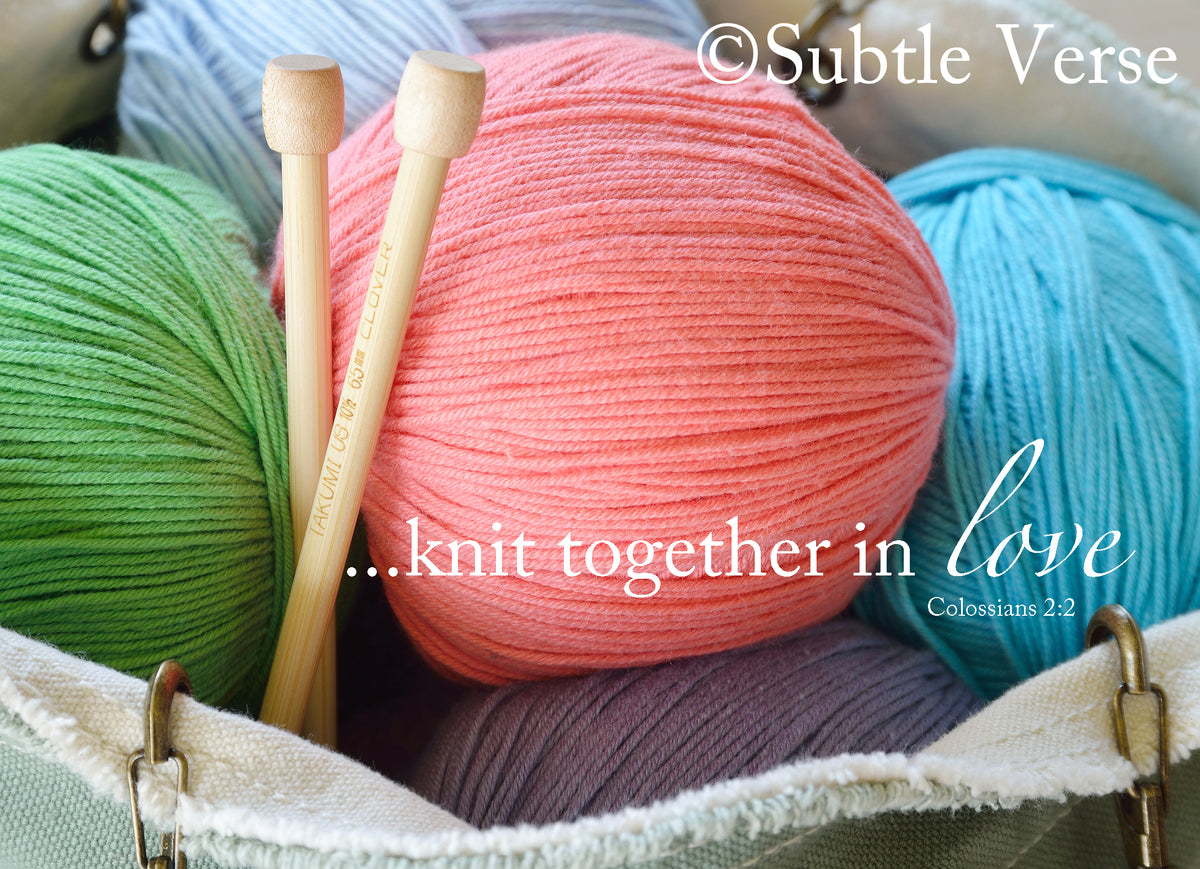 Knitting - Magnet and Deluxe Magnet – Subtle Verse